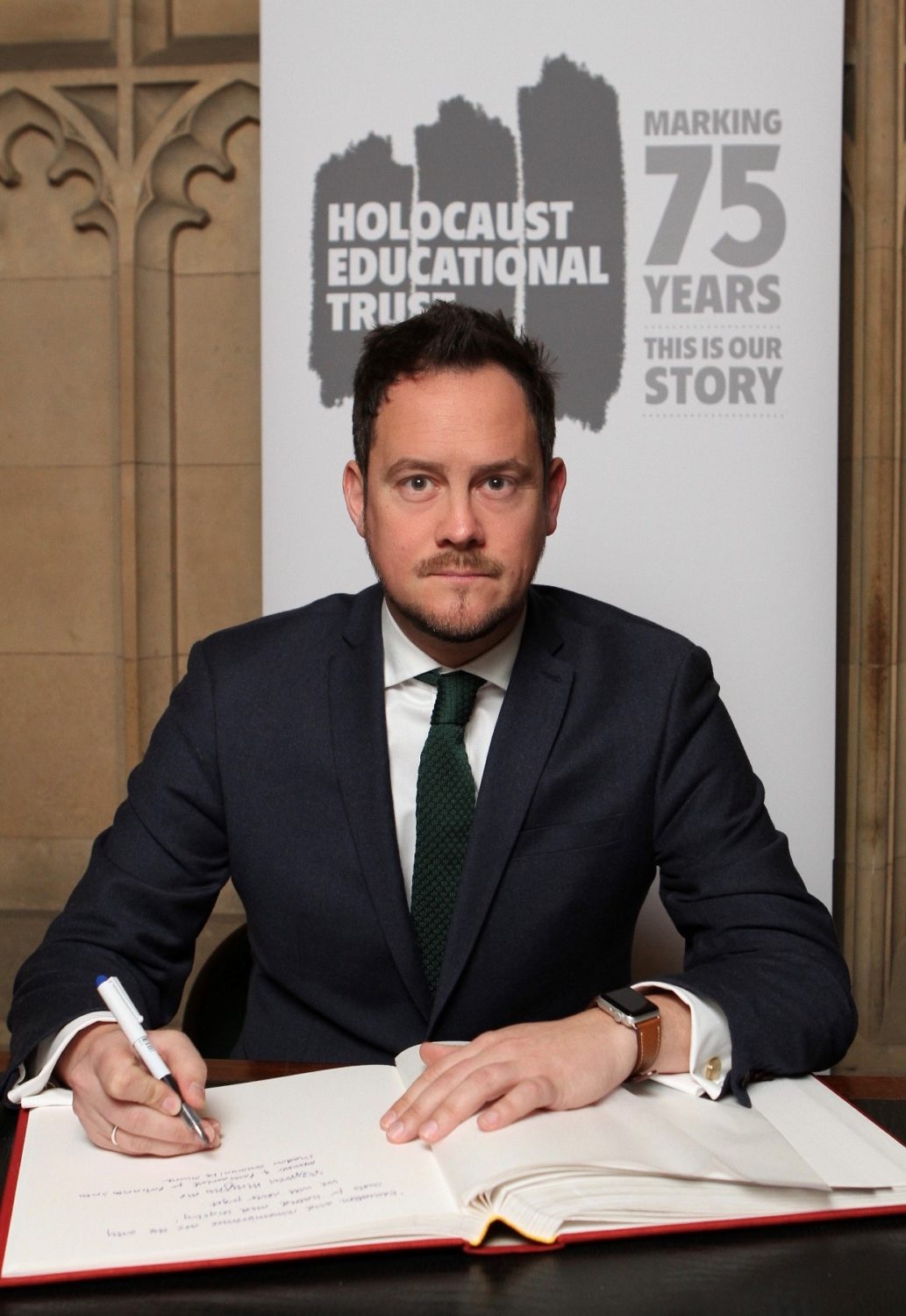 Stephen Morgan MP signs Holocaust Educational Trust Book of Commitment ...