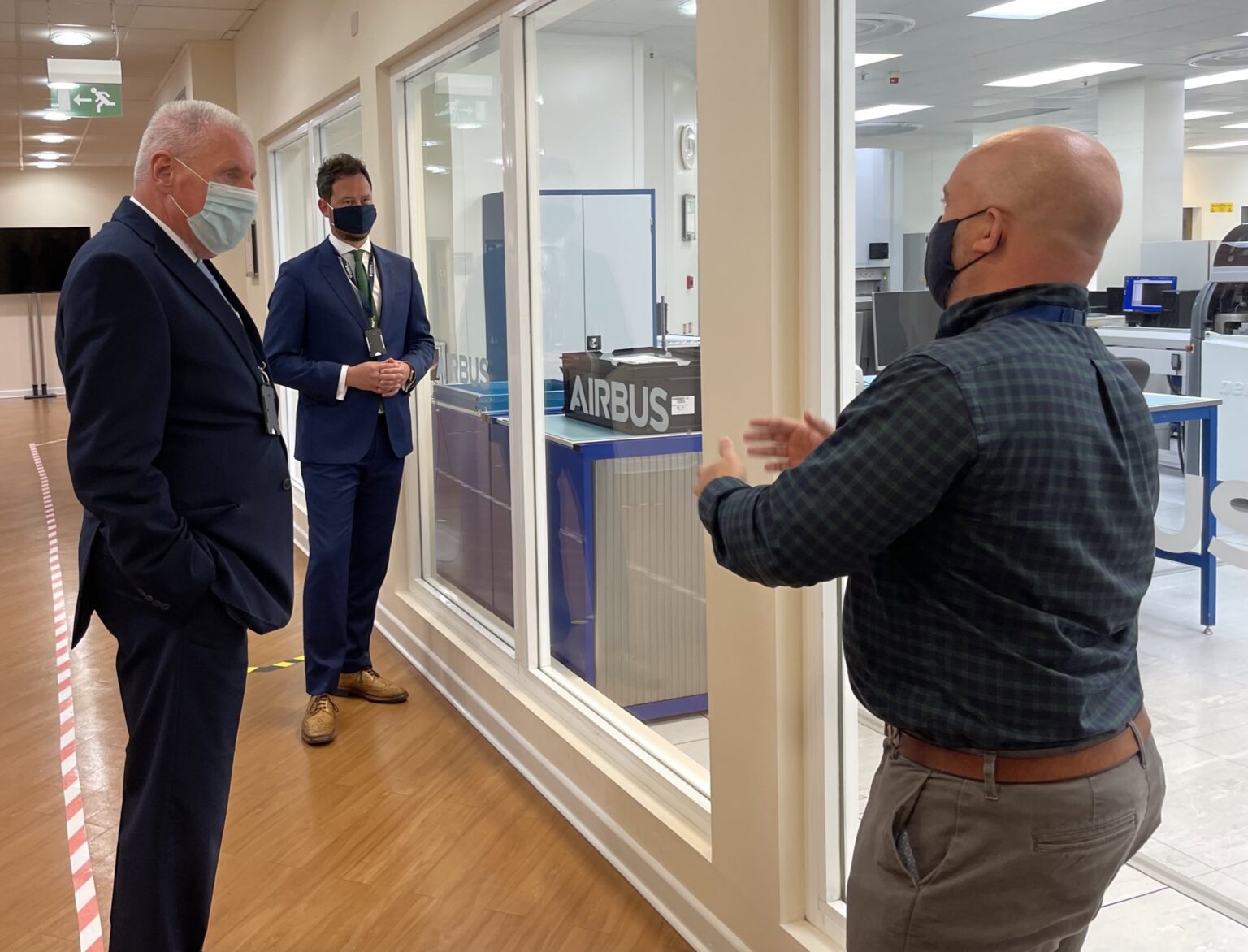 Shadow Defence Ministers visit Airbus Portsmouth to celebrate British ...