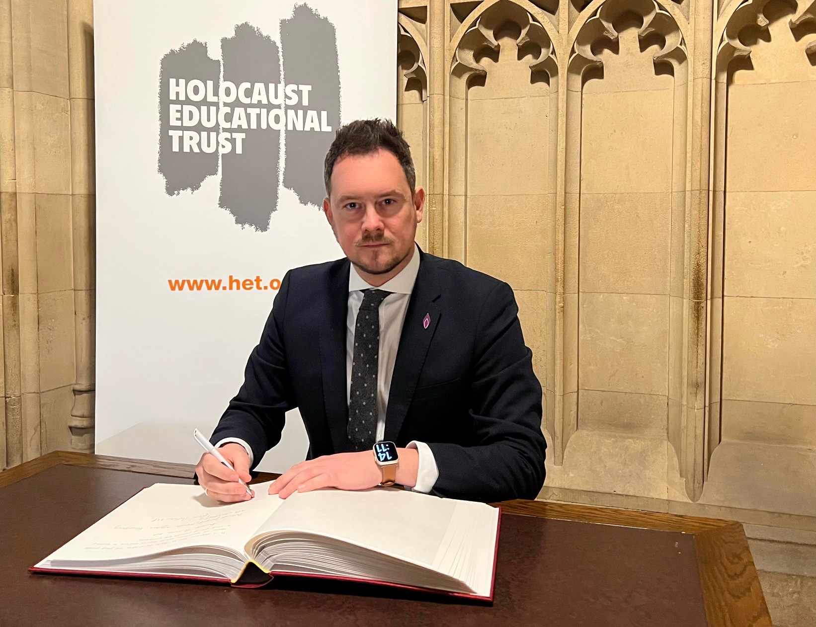 City MP signs Holocaust Educational Trust Book of Commitment - Stephen ...