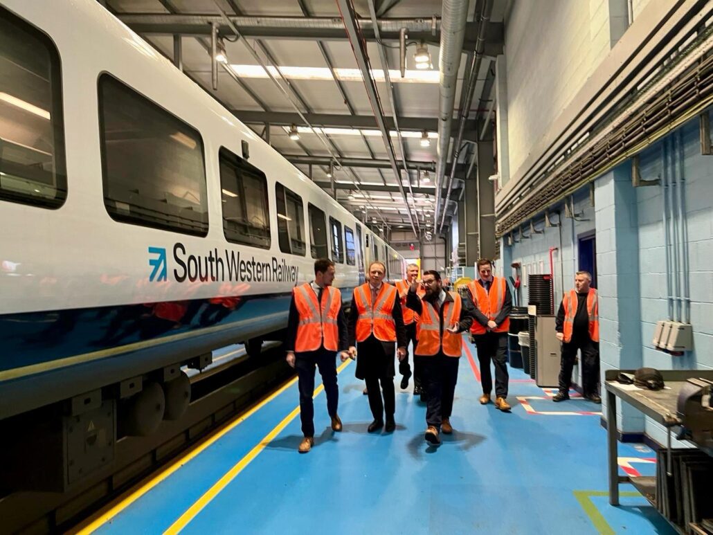 Shadow Minister for Rail and Labour’s PPC Darren Paffey visit ...